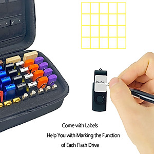 USB Flash Drive Case of 51 Slots and USB Drive Case of 10 Slots Bundle