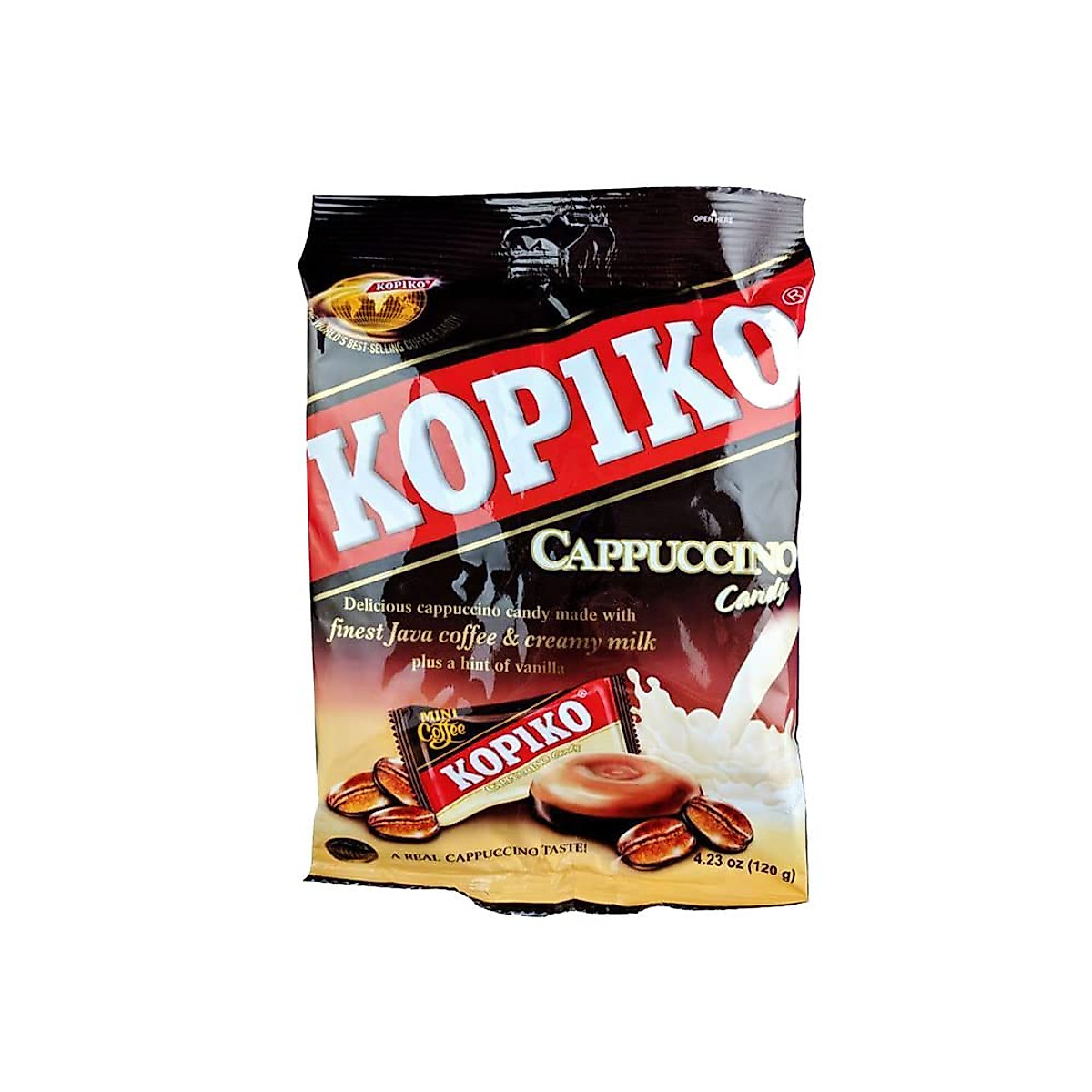 2 Packs Kopiko Cappuccino Candy 4.23 Oz