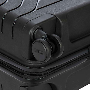 Bric's B|Y Ulisse 21-Inch Spinner - Luxury Carry-On Luggage With Spinner Wheels - Hard Shell Suitcases Made From Durable Polypropylene and Polycarbonate - Black