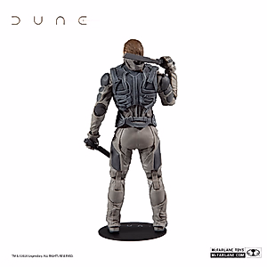 McFarlane Toys Dune Duncan Idaho 7-inch Action Figure with Build-A Glossu ‘Beast’ Rabban Figure Parts, Multicolor