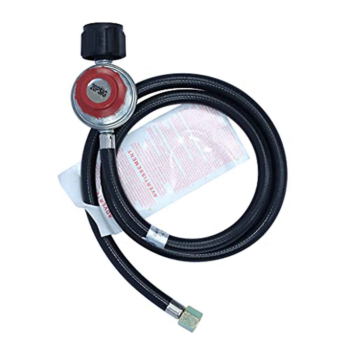 METER STAR 41,000 BTU 10 Jets Homemade Cast Iron Burner Assembly Flame Control System and High Pressure Regulator with Hose for DIY Forge Pizza Oven Turkey Fryer Accessories