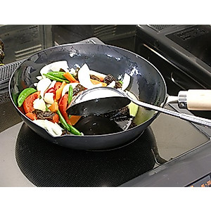 River Light Iron Frying Pan, Extreme Japan, 11.0 inches (28 cm), Induction Compatible, Made in Japan, Wok