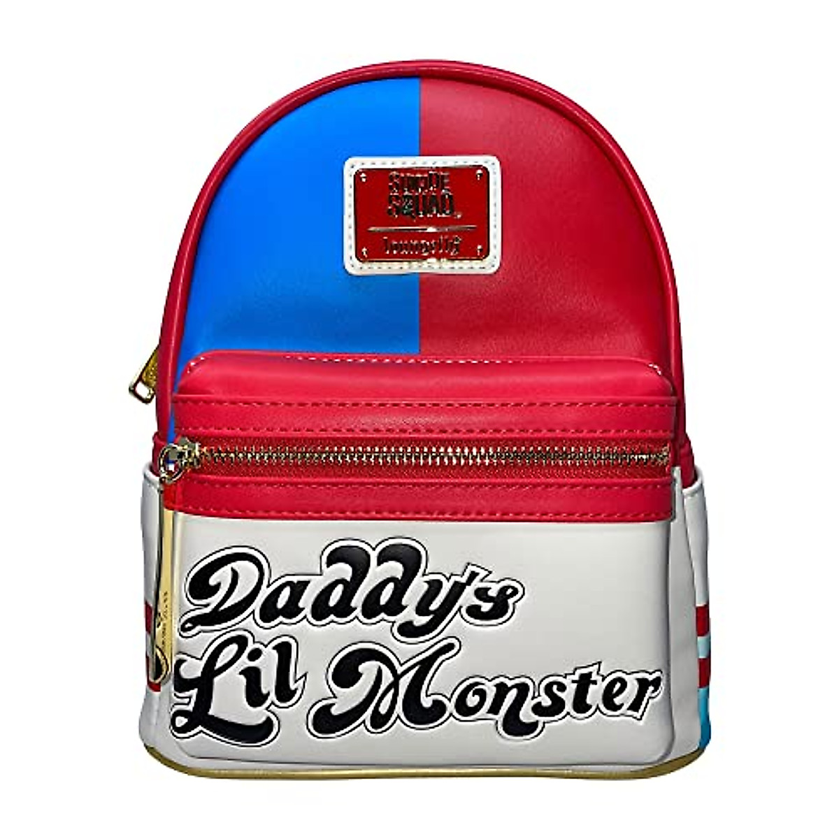 Loungefly Suicide Squad Harley Quinn Cosplay Womens Double Strap Shoulder Bag Purse