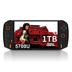 OneXPlayer 1S [AMD Ryzen 7 5700U-1TB] 8.4 Inches Handheld PC Video Game Console One X Player Portable Win 11 Home OS Laptop 2560x1600 Mini Pocket Tablet PC 16GB RAM(1TB NVMe SSD)