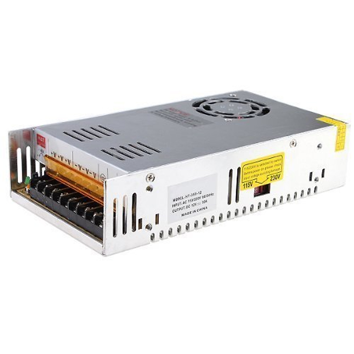 BMOUO 12V 30A DC Universal Regulated Switching Power Supply 360W for CCTV, Radio, Computer Project, LED Strip Lights, 3D Printer