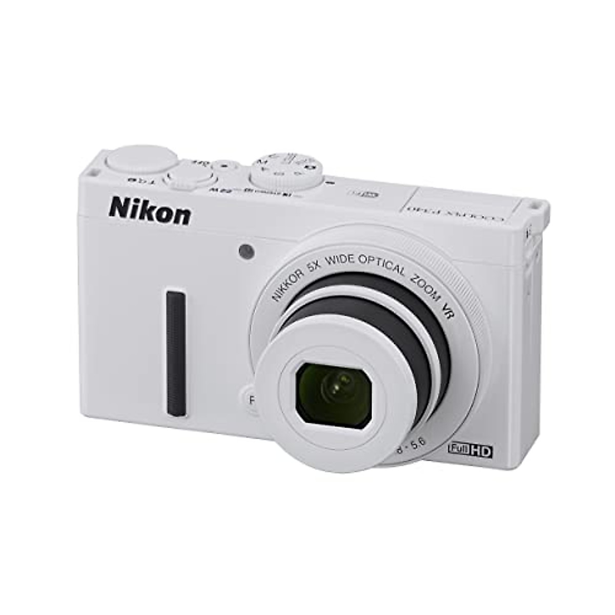 Nikon Coolpix P340 12.2 Mp Wi-fi Cmos Digital Camera with 5x Zoom Nikkor Lens and Full Hd 1080p Video (White) (Renewed)