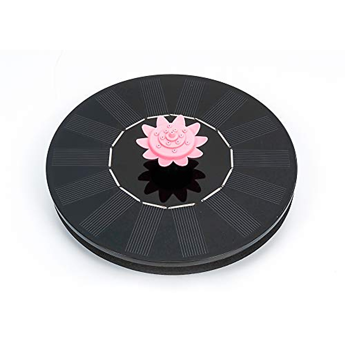 Xinhong 1.4W Solar Bird Bath Fountain, Solar Fountain Pump for Bird Bath with 6 Petal Nozzles, Solar Powered Fountain Pump Outdoor Watering Submersible Pump for Pond, Pool, Garden, Fish Tank