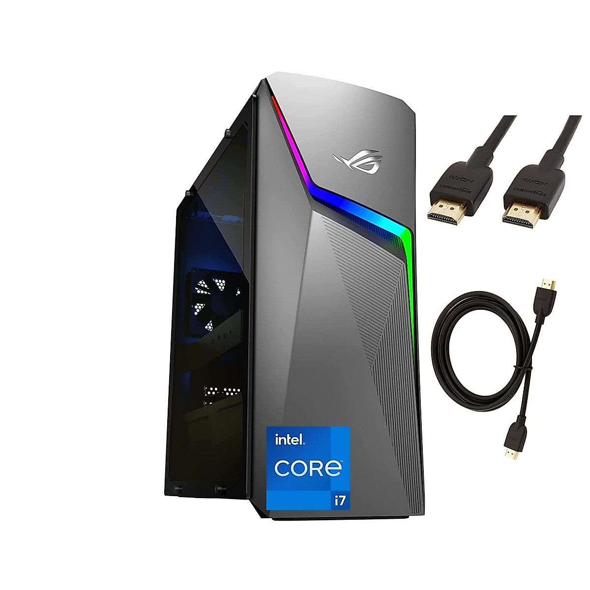 ASUS ROG Strix G10 Premium Gaming Desktop | Intel Core i7-11700 | NVIDIA GeForce RTX 3060 | Gray | Windows 11 (Gray, 16GB RAM | 1TB SSD)