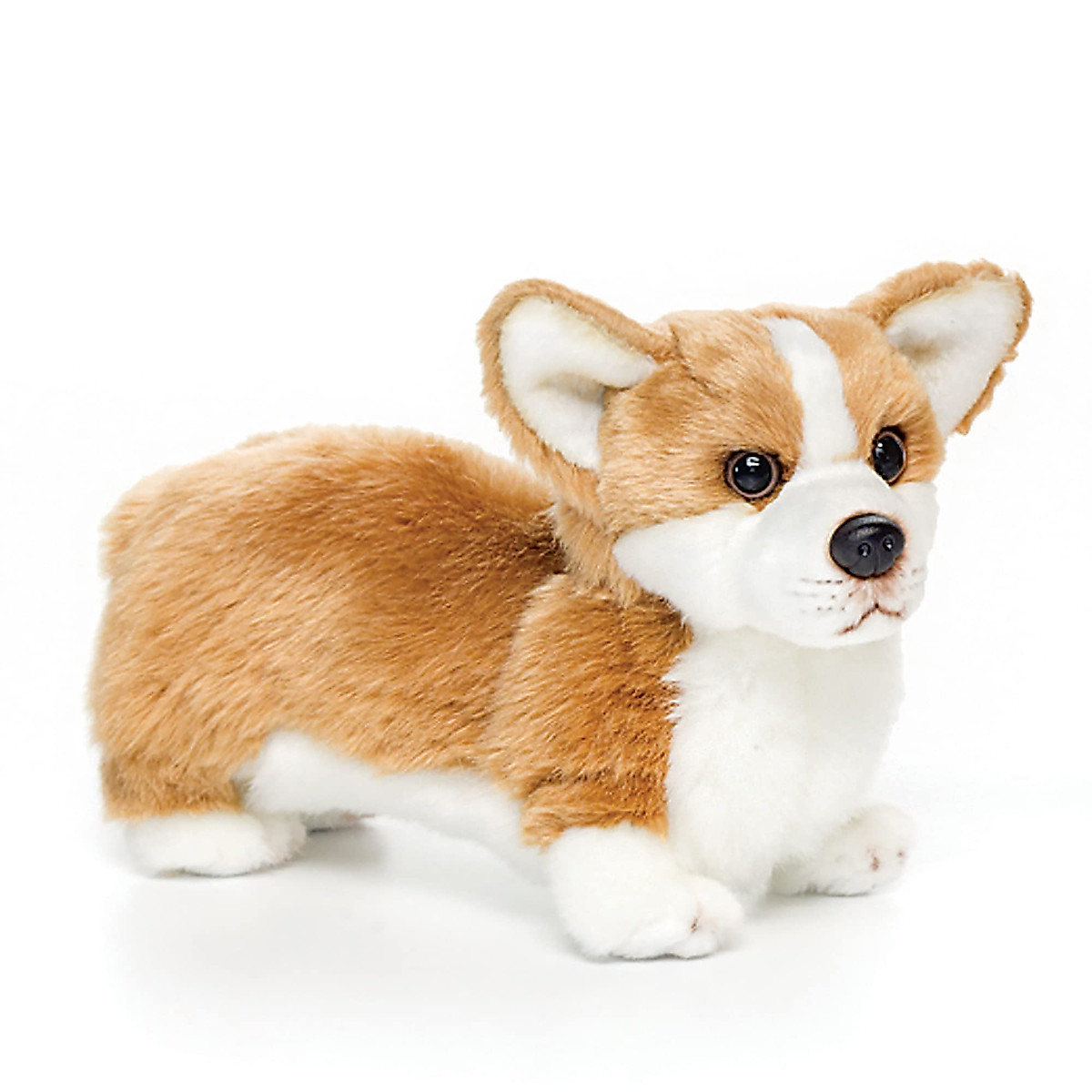 Nat and Jules Standing Small Corgi Dog Children's Plush Stuffed Animal Toy
