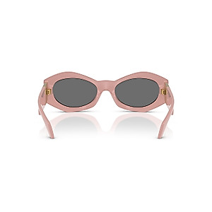 Versace Woman Sunglasses Pink Frame, Grey Lenses, 54MM