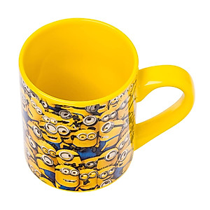 Silver Buffalo Universal's Despicable Me Cluttered Minions Ceramic Coffee Mug, 14 Ounces