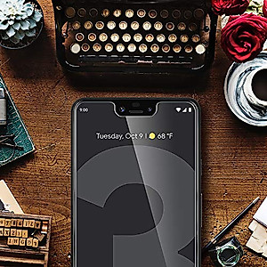 LK 3 PACK Screen Protector designed for Google Pixel 3 XL Tempered Glass High Clear, Case Friendly, Come with Installation Tray