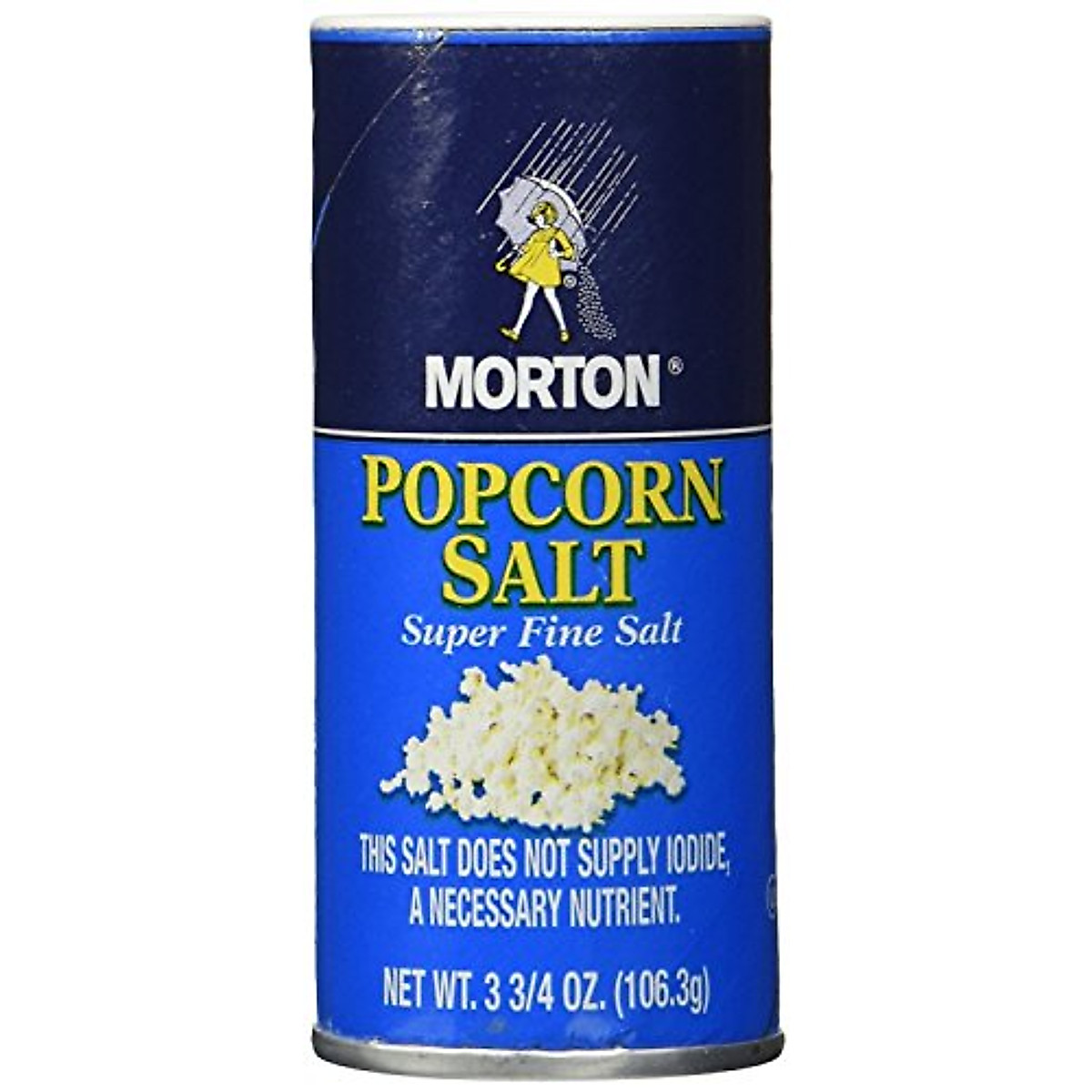 Morton popcorn salt 3.75-oz, Pack of 2