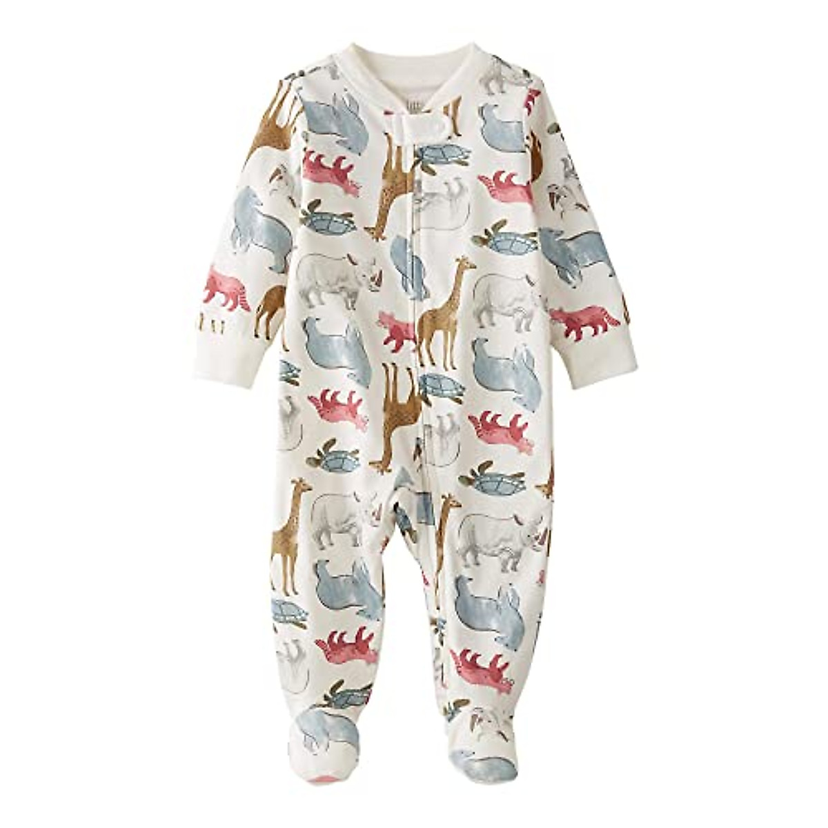 little planet by carter's unisex-baby Sleep and Play made with Organic Cotton, Endangered Species, 3 Months