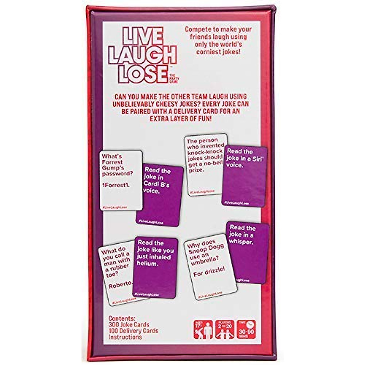 WHAT DO YOU MEME? Live Laugh Lose - The Party Game Where You Compete to Make Corny Jokes Funny