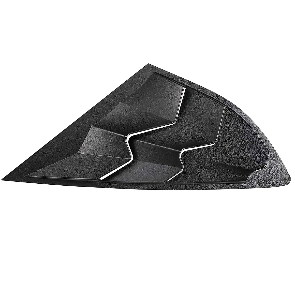 TeddyTT Rear Side Window Scoop Louvers Windshield Sun Shade Cover 3pcs Compatible with Ford Fusion 2013 2014 2015 2016 2017 2018 2019 2020