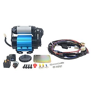 CKMA12 High Output 12V Air Compressor System Single Motor Replacement for Tire Inflating and Air Locker Differentials