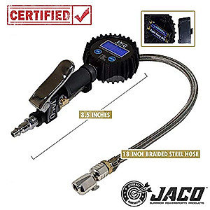 JACO FlowPro Digital Tire Inflator with Pressure Gauge - 200 PSI