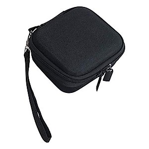 Geiomoo Compatible with Jabra Elite 4 Active Headphone Hard Carrying Case Cover, Portable Shockproof Travel Protective Bag with Carabiner (Black)