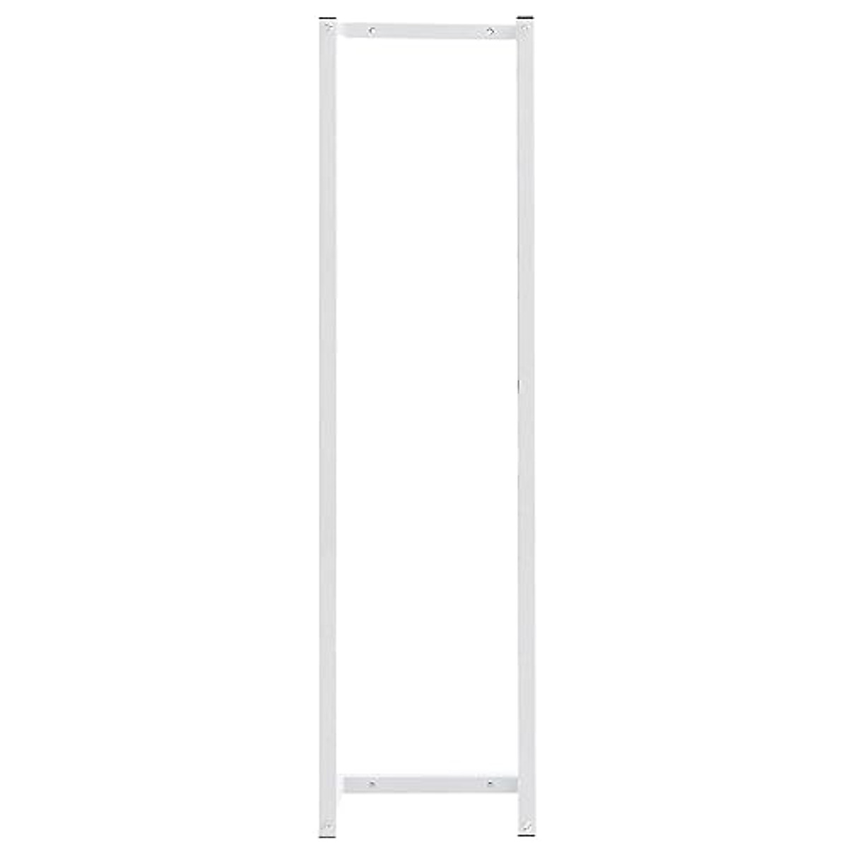 vidaXL Towel Rack White 9.8"x7.9"x37.4" Steel