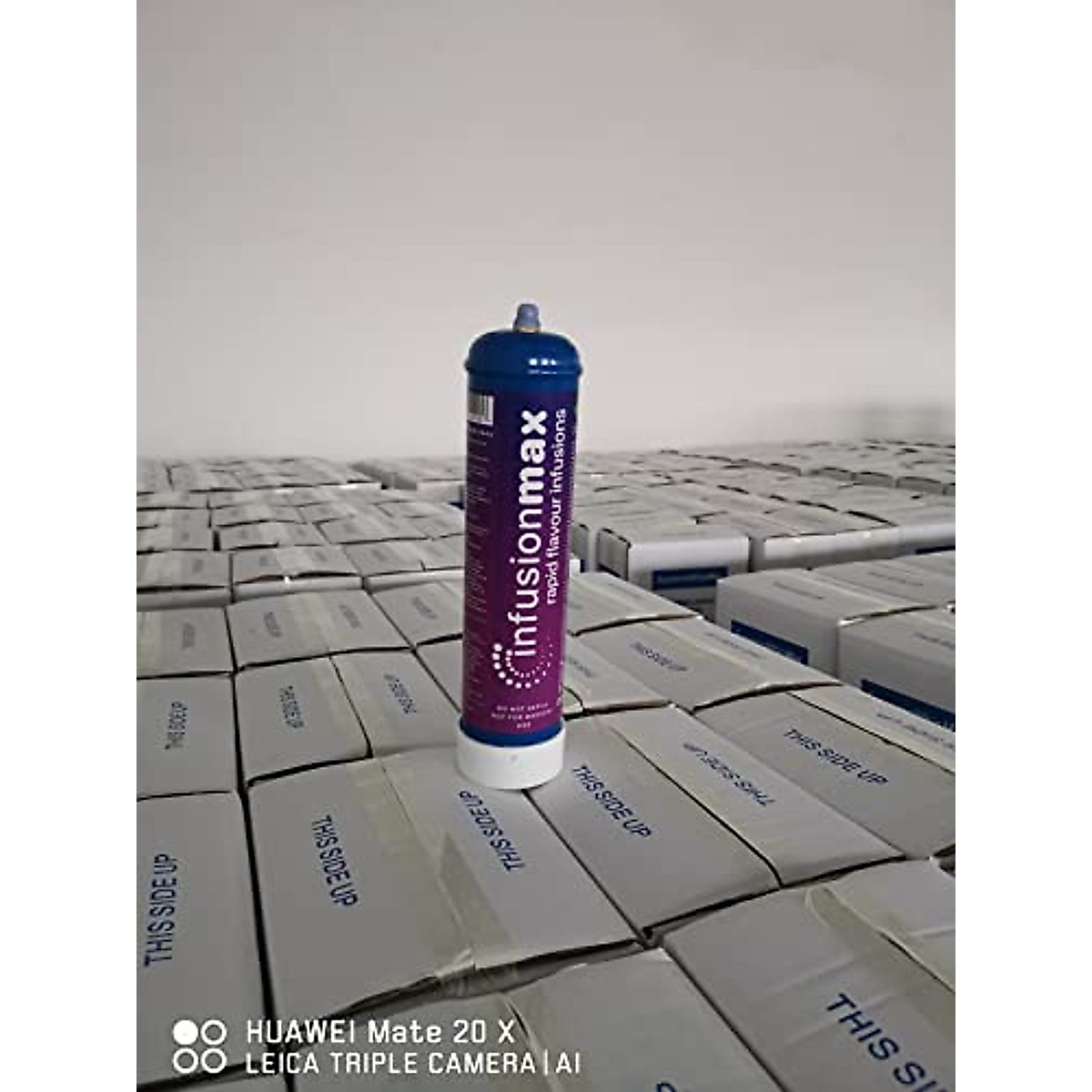 InfusionMax Whipped Cream Chargers - Pure Culinary Gas Whipped Cream Cylinder - 0.95 (580 gram) - 1 Carton (6 Cylinders) - Damaged Packaging