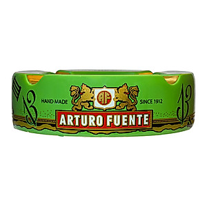Limited Edition Large 8.75" Arturo Fuente Porcelain Cigar Ashtray Green
