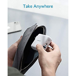 USB C Charger, Anker 32W 2 Port Charger with 20W USB C Power Adapter, PowerPort PD 2 with Foldable Plug for iPad/iPad Mini, for iPhone 14/14 Plus/14 Pro/14 Pro Max/13, Pixel, Galaxy, and More