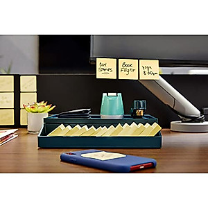 Post-it Super Sticky Notes, 2x2 in, 8 Pads, 2x the Sticking Power, Canary Yellow, Recyclable (622-8SSCY)