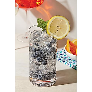 Lenox Tuscany Classics 4-Piece Highball Glass Set, 4 Count (Pack of 1), Clear