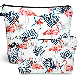 Cosmetic Bag Water-resistant Makeup Bags Roomy Toiletry Pouch Travel Cosmetic Organizer Gifts for Women and Girls