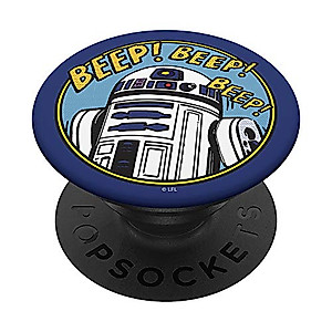 Star Wars R2-D2 Bleep Bleep Bleep PopSockets PopGrip: Swappable Grip for Phones & Tablets