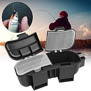 Niiyen Fishing Waist Bag, Portable Multi-Functional Fishing Tackle Organizer Box Waist Bag, for Lures Baits Hook, Fishing Bait Waist Fishing Bait Waist Box, Fishing Gear