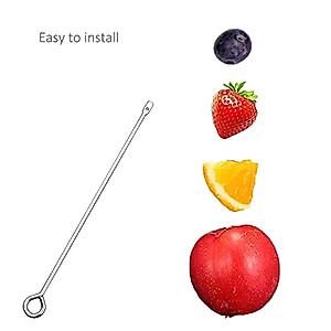 Bird Cage Food Holder Parrot Fruit Vegetable Skewer Bird Cage Feeder Foraging Toy for Parakeet Budgie Macaw