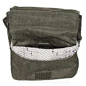 Kipling Women's Eldorado Crossbody Bag, Essential Travel Accessory, Jaded Green Tonal