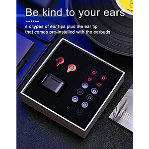 Tuanzi Sabbat E12 3D Clear Sound True Wireless Earphone Sport HiFi Stereo Earbuds Blutooth 5.0 TWS Stereo Earphones A week's Endurance with Built-in Mic Charging Case (Rock Coffee)