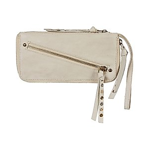 Free People Distressed Wallet Cream One Size