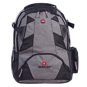 New Black Computer Backpack / Laptop Organizer S-Kross By Swiss Travel Products