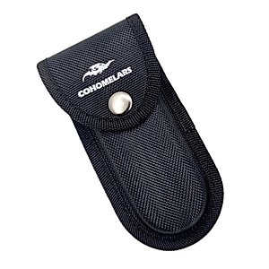 Nylon Pouch (Medium Size) for 4.5''-4.75'' Multitool,Horizontally Carry Nylon Sheath for Thick Folding Knives 4.5''-5.1'',Nylon Case for Leatherman Multitool,Knife Holster with Belt Loop COHOMELARS