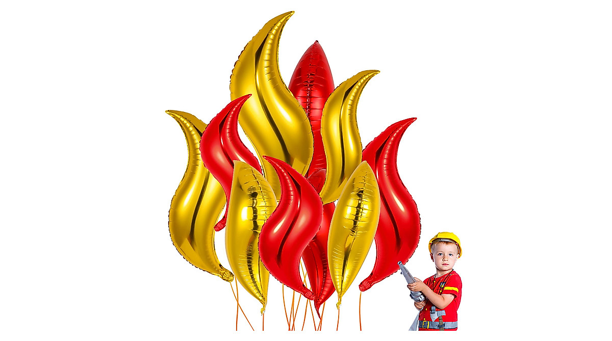 Shop 36" Fire Balloons - Perfect for Birthday Parties