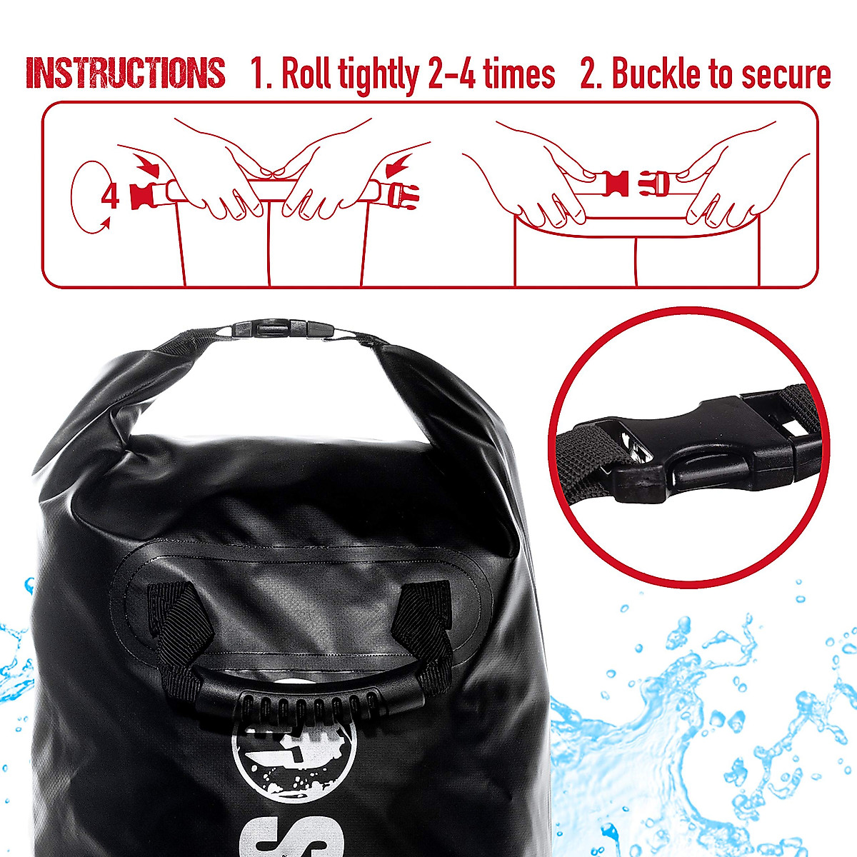 Franklin Sports Spartan OCR 30L Drypack Sack