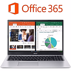 acer 2023 Aspire 1 Slim Laptop for Student, 2023 Newest 15.6" FHD Laptop, Dual-core, Intel Celeron N4500, 16GB RAM, 128GB eMMC, Student & Business, Thin and Light, Win 11 Home S, Bundle with JAWFOAL