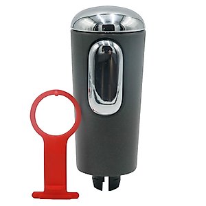 WEILEITE Chrome Gear Trans Shift Lever Knob Handle Assembly Compatible with Ford F-150 2004-2006 Replaces 4L3Z-7213-BA 76812