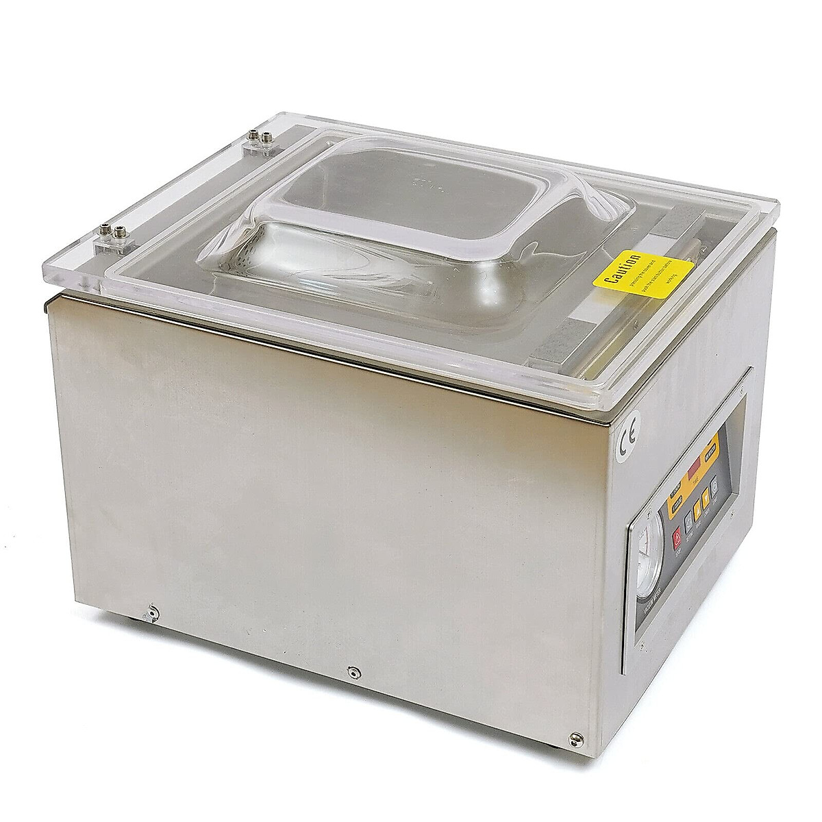 Vacuum Sealer, Chamber Vacuum Sealer, Commercial Kitchen Food Chamber Tabletop Seal Vacuum Packaging Machine Sealer for Food Saver, Home Kitchen Use110V