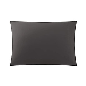 SHARPER IMAGE 9-Piece Grey Down Alternative Pintuck Bed in a Bag Set, Queen