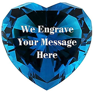 JKK SALE Personalized Custom Engraved Crystal Diamonds