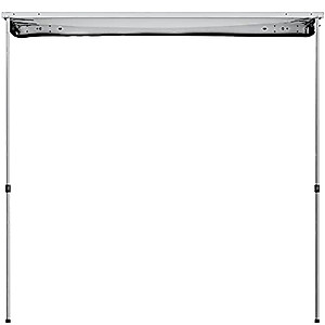 VEVOR Car Side Awning, 6.6'x8.2', Pull-Out Retractable Vehicle Awning Waterproof UV50+, Telescoping Poles Trailer Sunshade Rooftop Tent w/ Carry Bag for Jeep/SUV/Truck/Van Outdoor Camping Travel, Grey