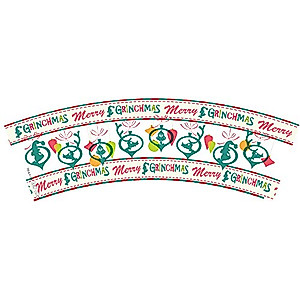 Tervis Dr. Seuss Grinch Christmas Pattern Made in USA Double Walled Insulated Tumbler Cup Keeps Drinks Cold & Hot, 16oz Mug, Classic