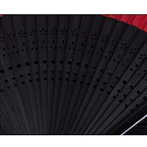 FKJLUN Handmade Folding Fan Folding Fan, Hand-held Fan, Hand Fan, Dance Folding Fan, Crafts Home Gift Jewelry Folding Fan Handheld Fan (Color : C)