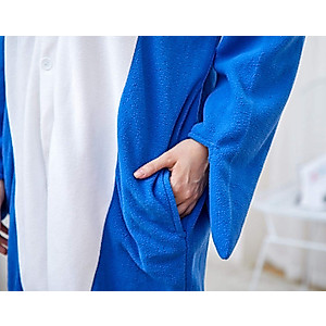 Comfy New Animal Onesie Shark Halloween Cosplay Pajamas Costume Sleepwear Large