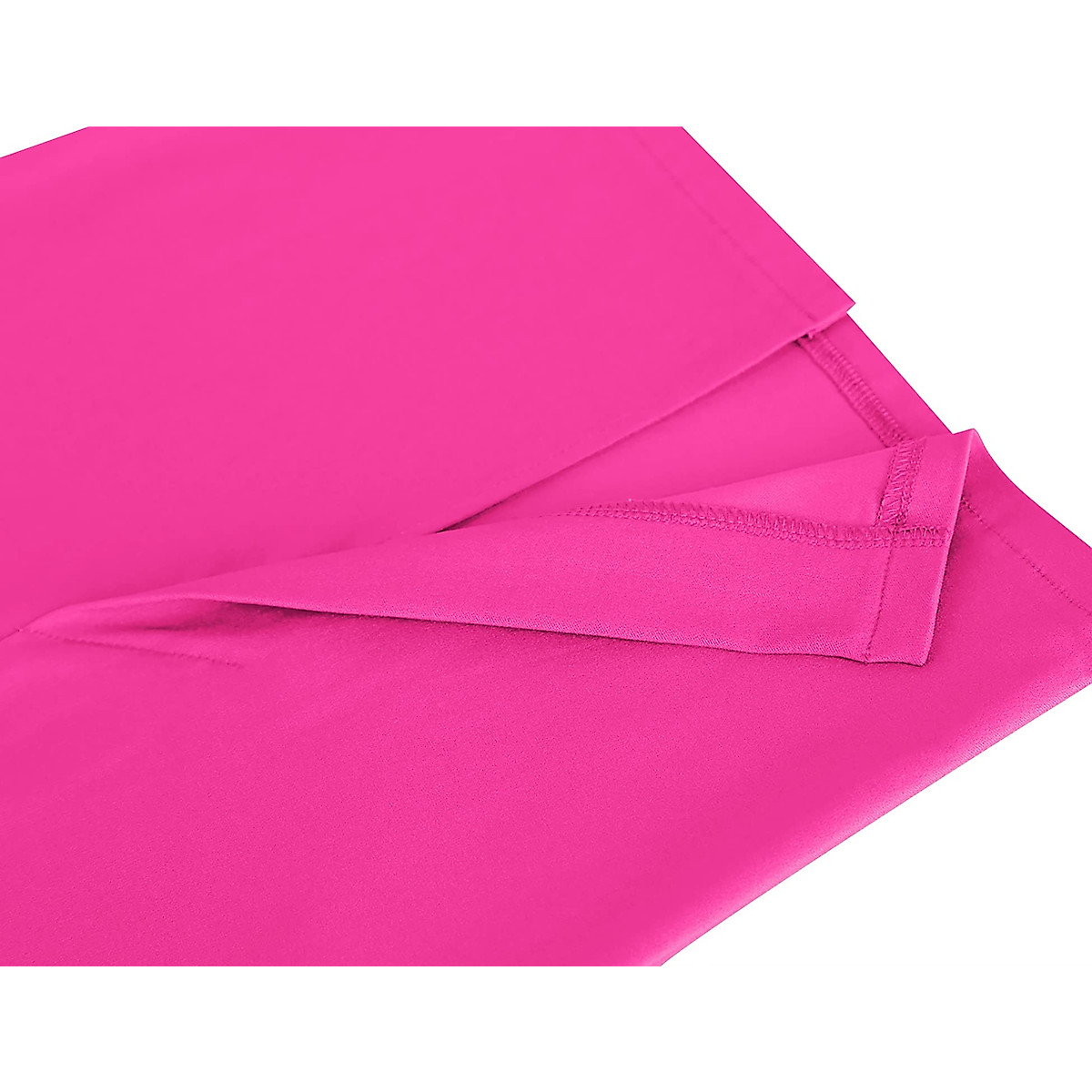 MUXXN Women's Elegant Midi 3/4 Sleeves Bodycon Sheath Pencil Vintage Cocktail Wedding Guest Dresses Hot Pink S